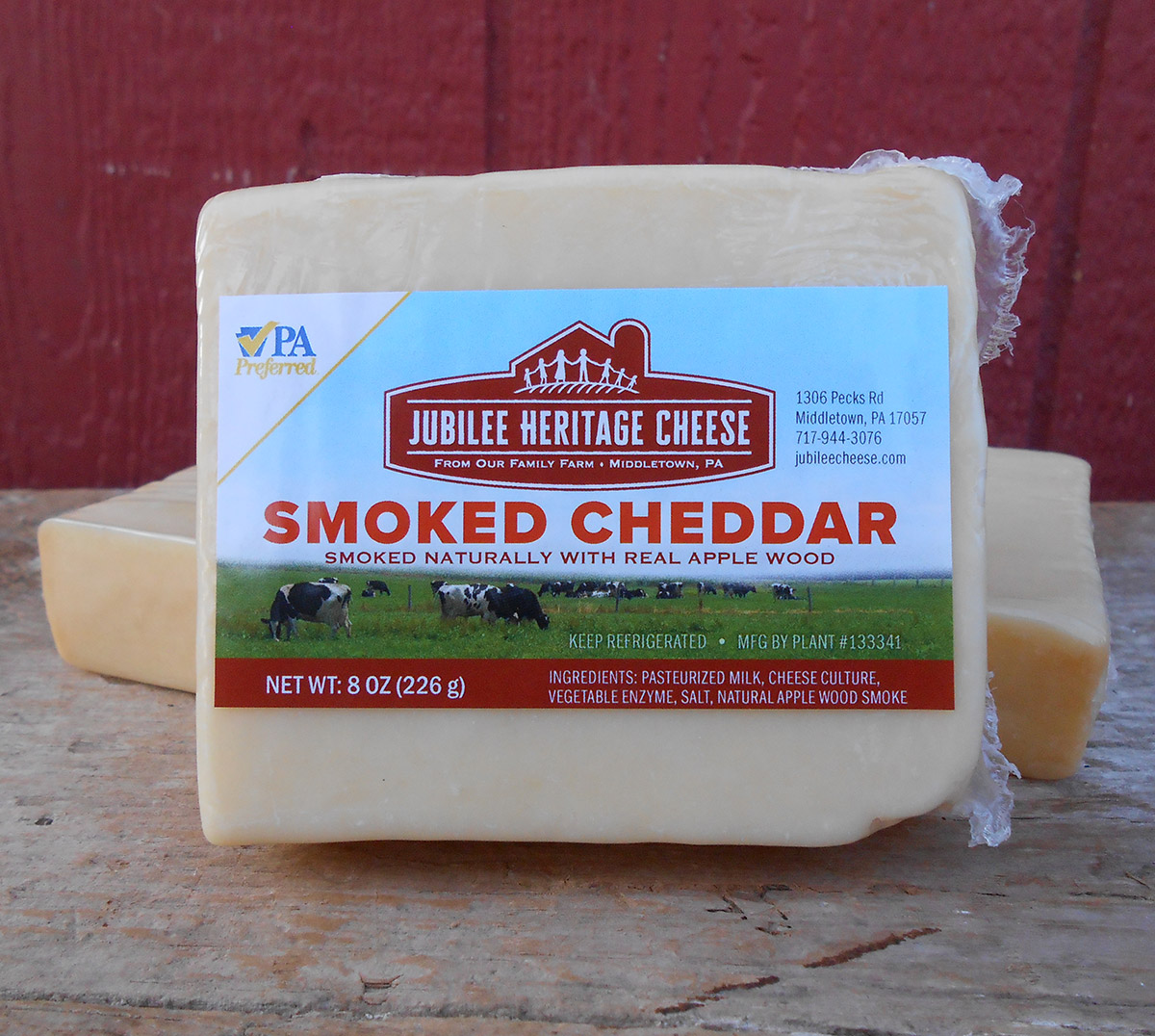 Apple Wood Smoked Cheddar – Jubilee Heritage Cheese